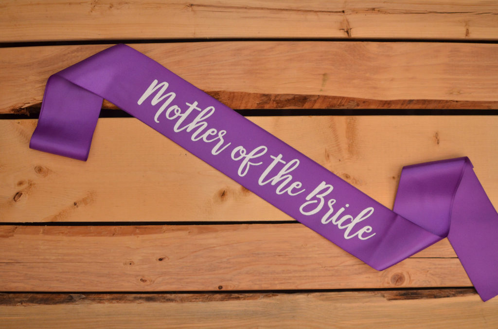 Mother of the Bride Sash - Twisted Hangers