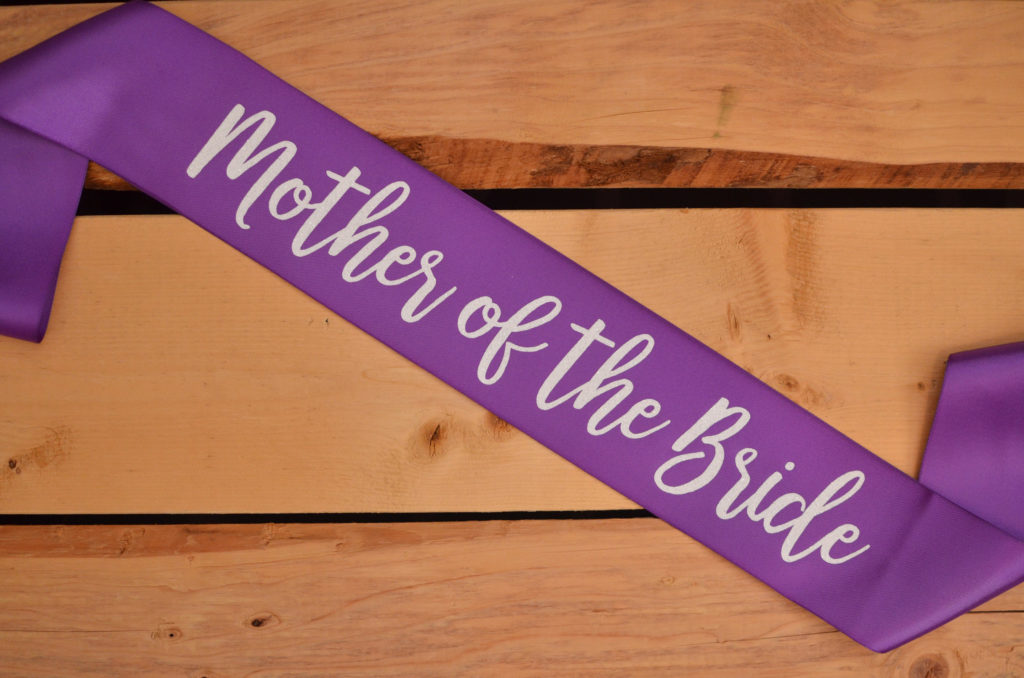 Mother of the Bride Sash - Twisted Hangers
