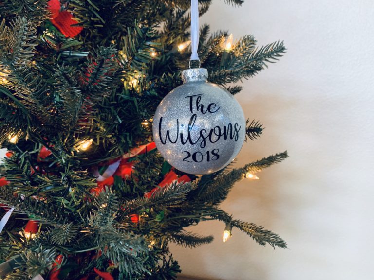 Last Name Ornament - Twisted Hangers